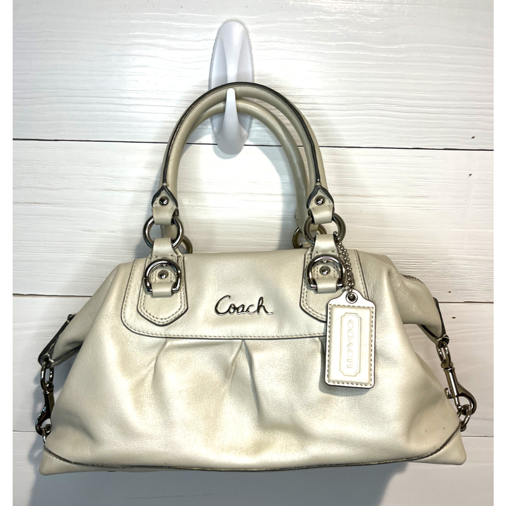 Coach Handbag C1249-F15445 Pearl White With Hang Tag,… - Gem